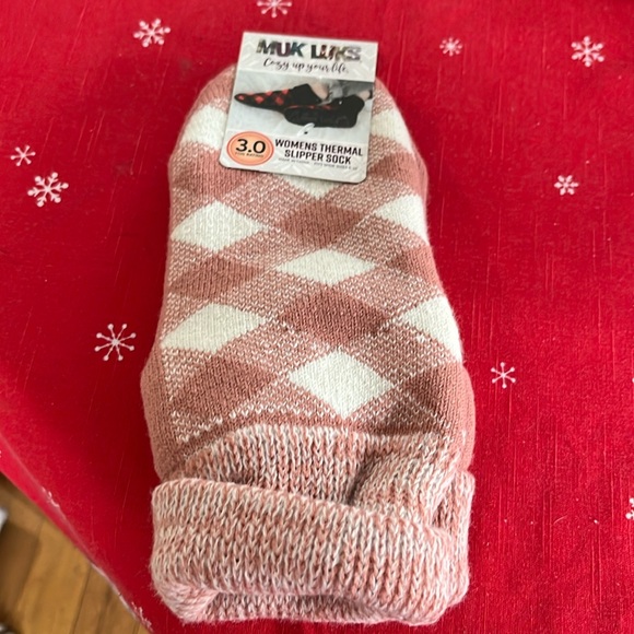 Muk Luks | Accessories | Muk Luk Womans Thermal Slipper Socks | Poshmark